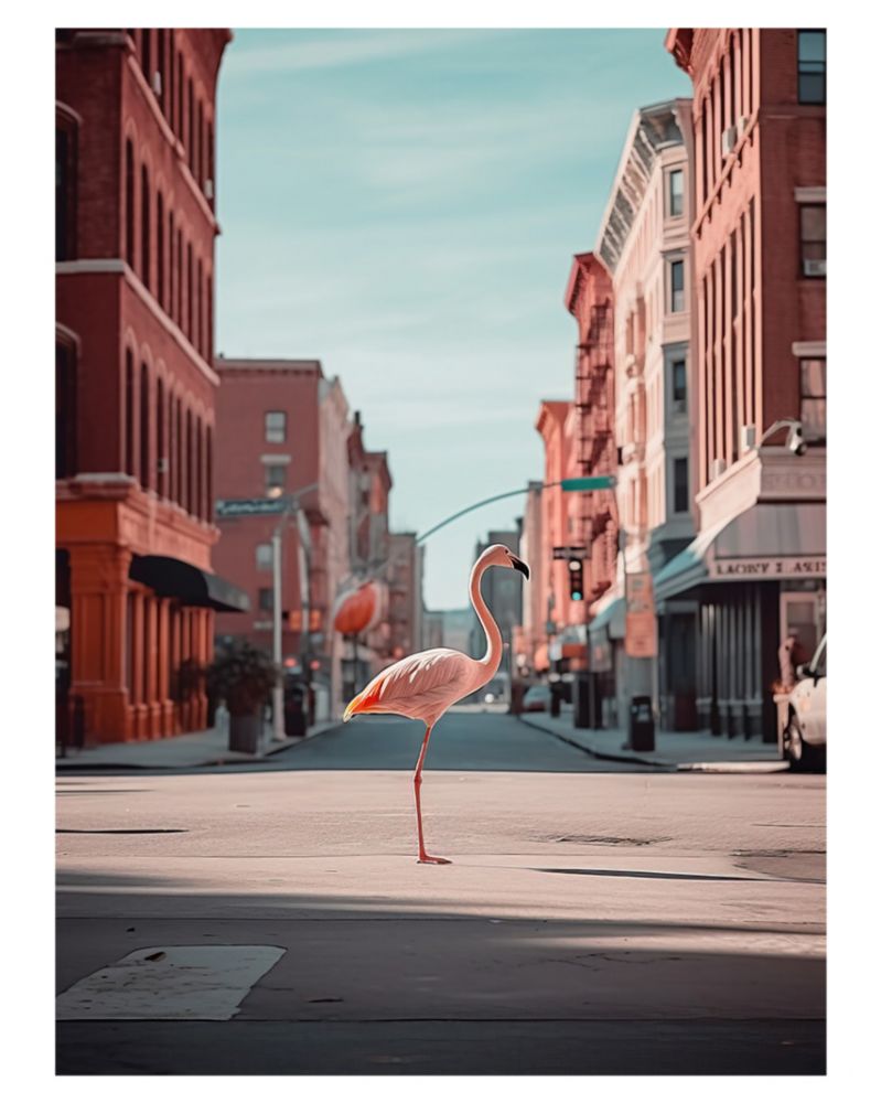 Poster - Urban Zoo 06 (30x40 cm) - Hartman AI